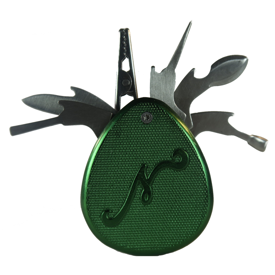 Nuggy Hybrid Smoking Multi-Tool - 6-in-1 Wax Scoop Spoon, Scraper, Cli ...