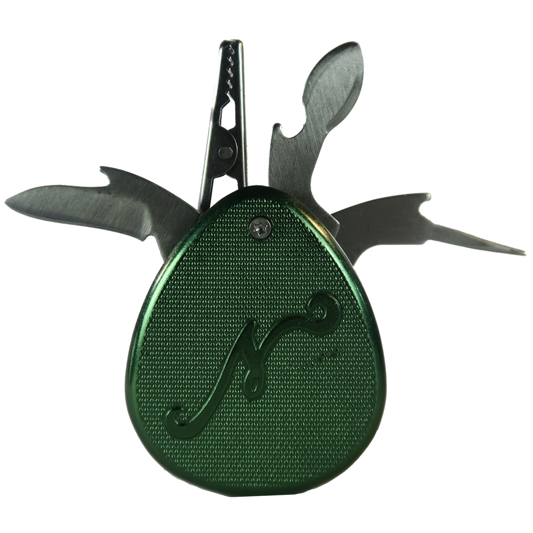 Nuggy Slim Portable Smoking Multi-Tool - 5-in-1 Knife/Splitter, Clip ...